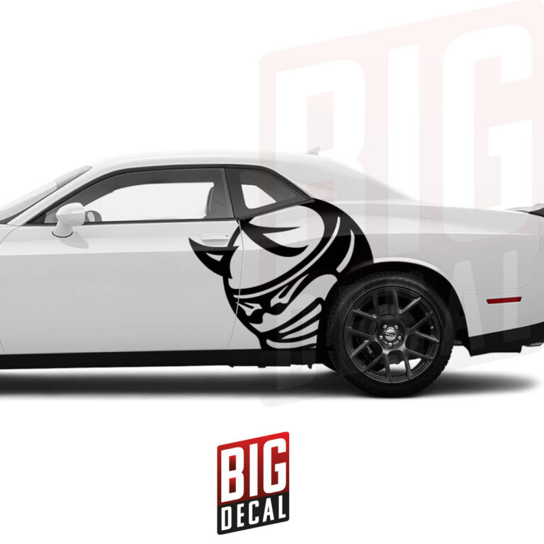 Huge Dodge Decal Graphic Vinyl Charger Or Challenger Mopar Srt Logo ...
