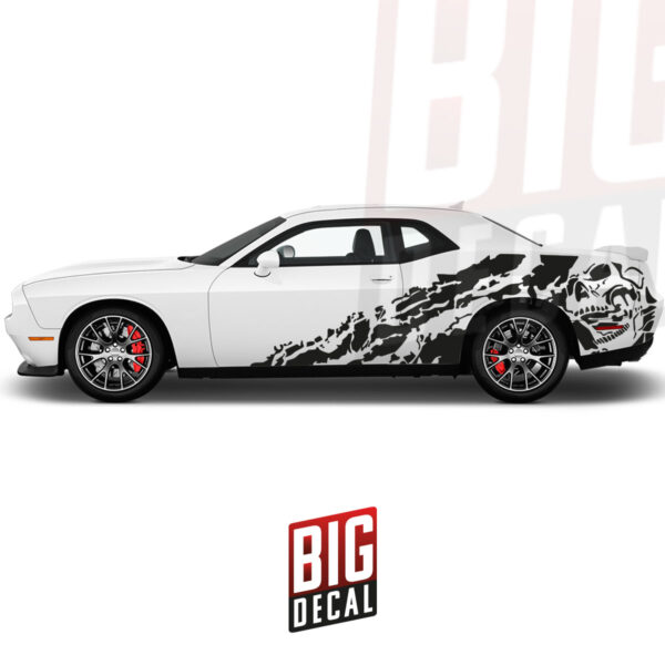 Nightmare Splash Decals For Dodge Challenger Or Charger Side Splash ...