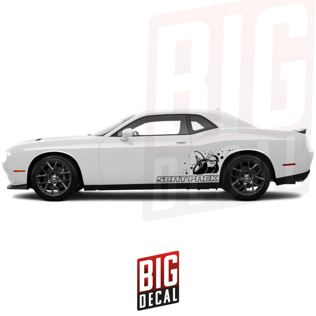 Huge Dodge Decal Graphic Vinyl Charger Or Challenger Mopar Srt Logo ...