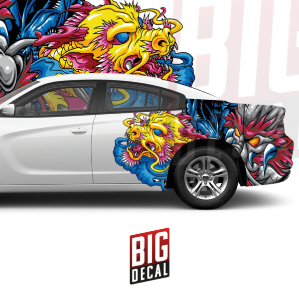 Dragon Art Wrap Universal Car Wrap Decal – Big Car Decal